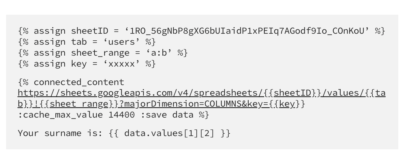 Braze tip #4: Create a Google Sheet API account Braze tip #4: Create a Google Sheet API account