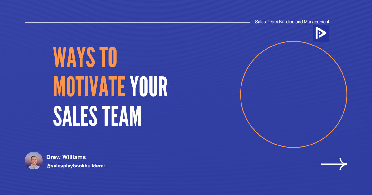 Ways to Motivate Your Sales Team Ways to Motivate Your Sales Team