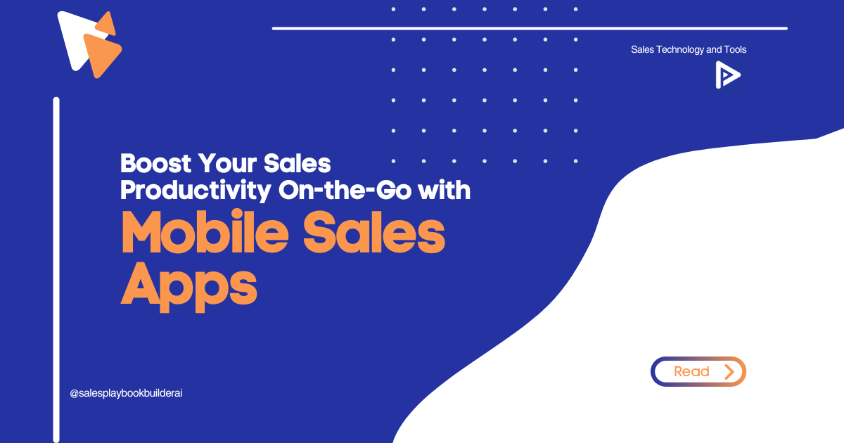Boost Your Sales Productivity On-the-Go with Mobile Sales Apps Boost Your Sales Productivity On-the-Go with Mobile Sales Apps